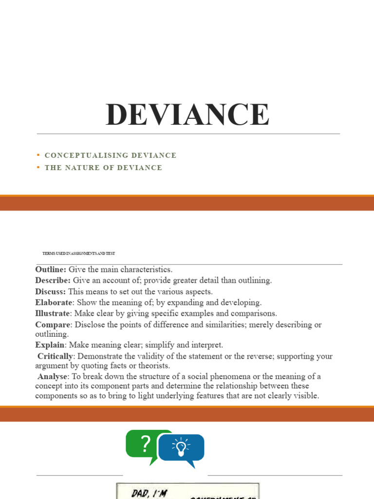 Lecture 2 On Deviance | PDF | Deviance (Sociology) | Nudity