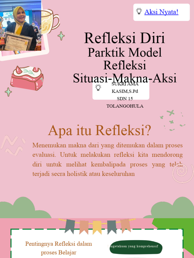 Aksi Nyata Refleksi Diri - Model Refleksi Situasi Makna Aksi | PDF Aksi Nyata Refleksi Diri - Model Refleksi Situasi Makna Aksi | PDF
