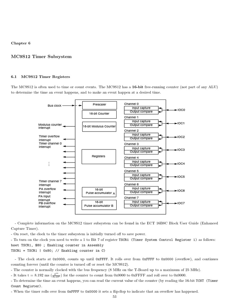 CH 6 Timer | PDF | Office Equipment | Electronic Engineering