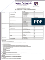 Harare Polytechnic Courses Offered | PDF | Engineering | Mechanical ...