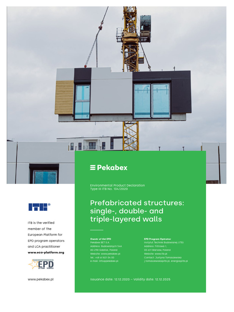 Get Epd File | PDF | Life Cycle Assessment | Waste