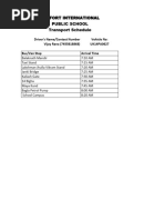 Bus Schedule | PDF | Bus | Land Transport