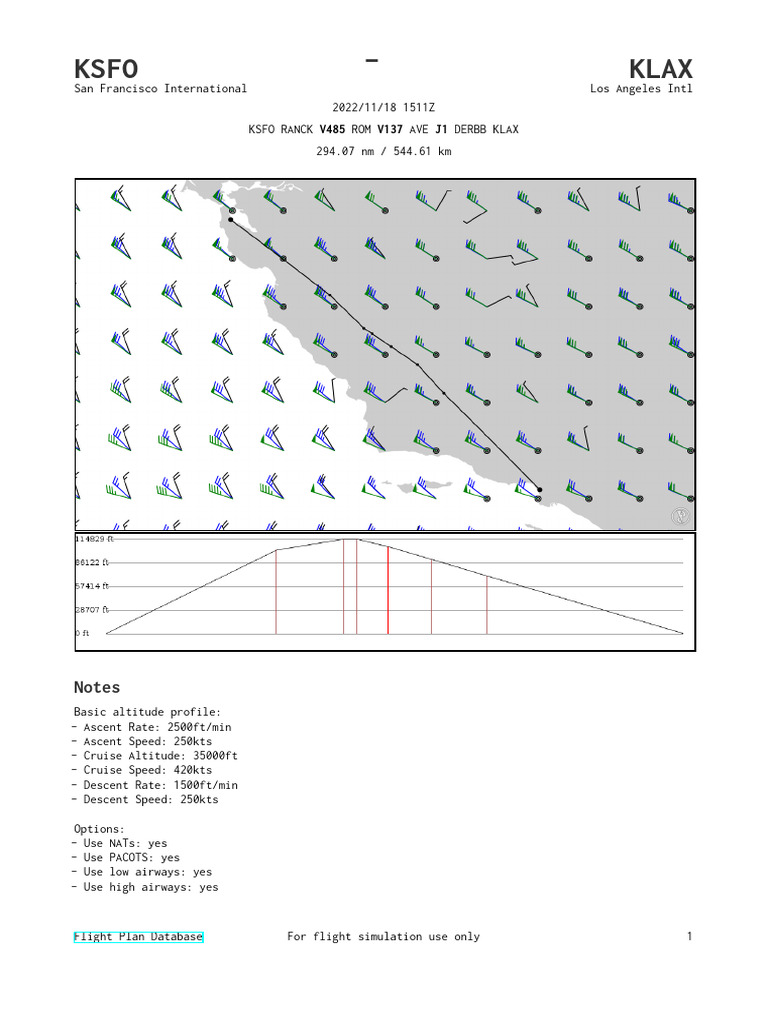 Ksfo Klax | PDF | Aviation | Aerospace