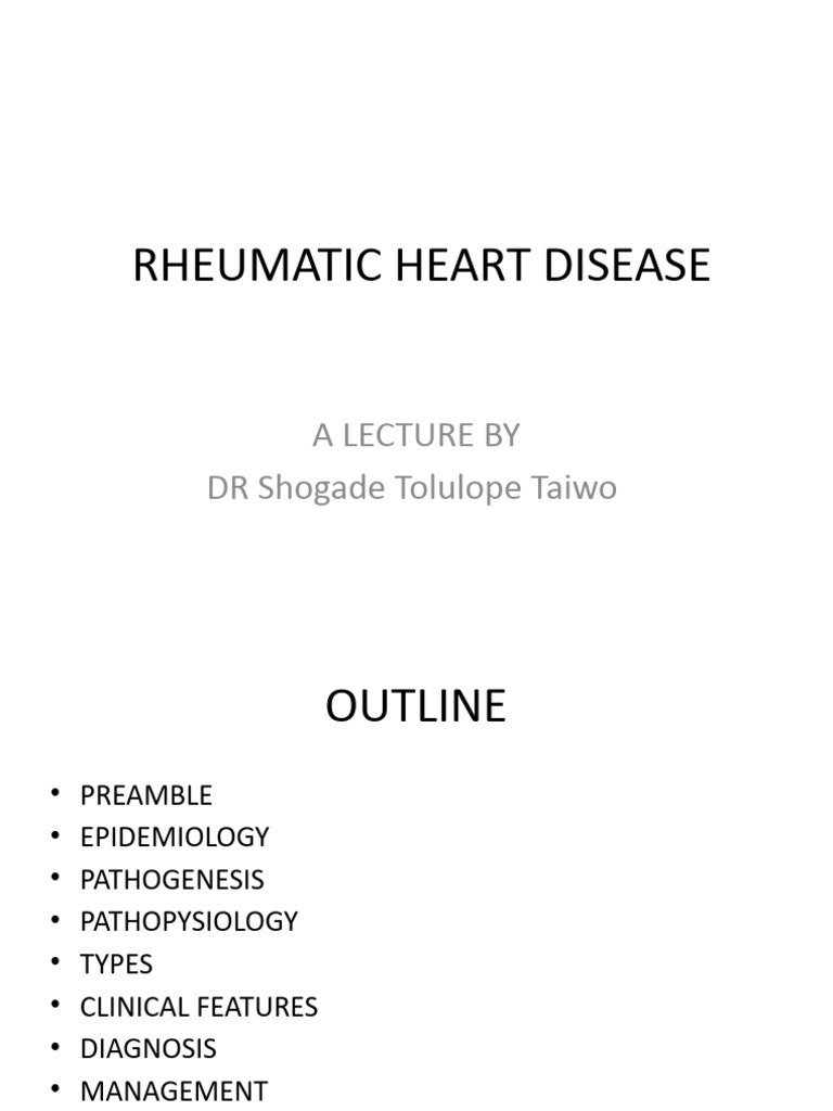 Med Rheumatic Fever and Rheumatic Heart Disease | PDF | Heart Valve ...
