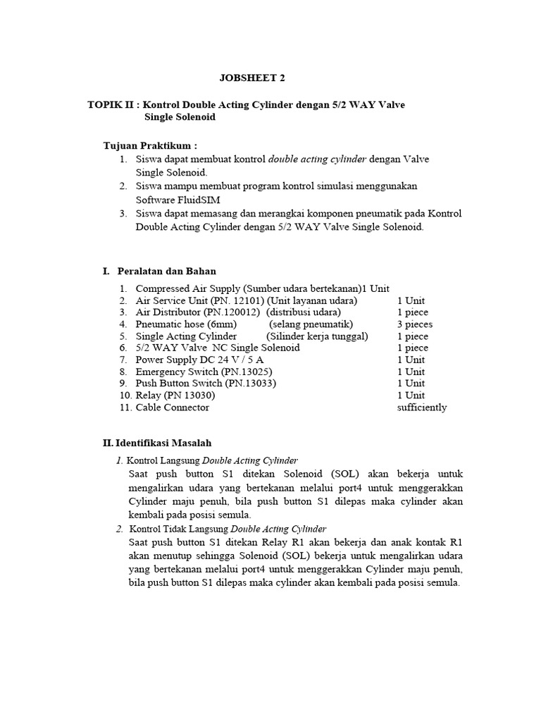 Jobsheet 2 | PDF
