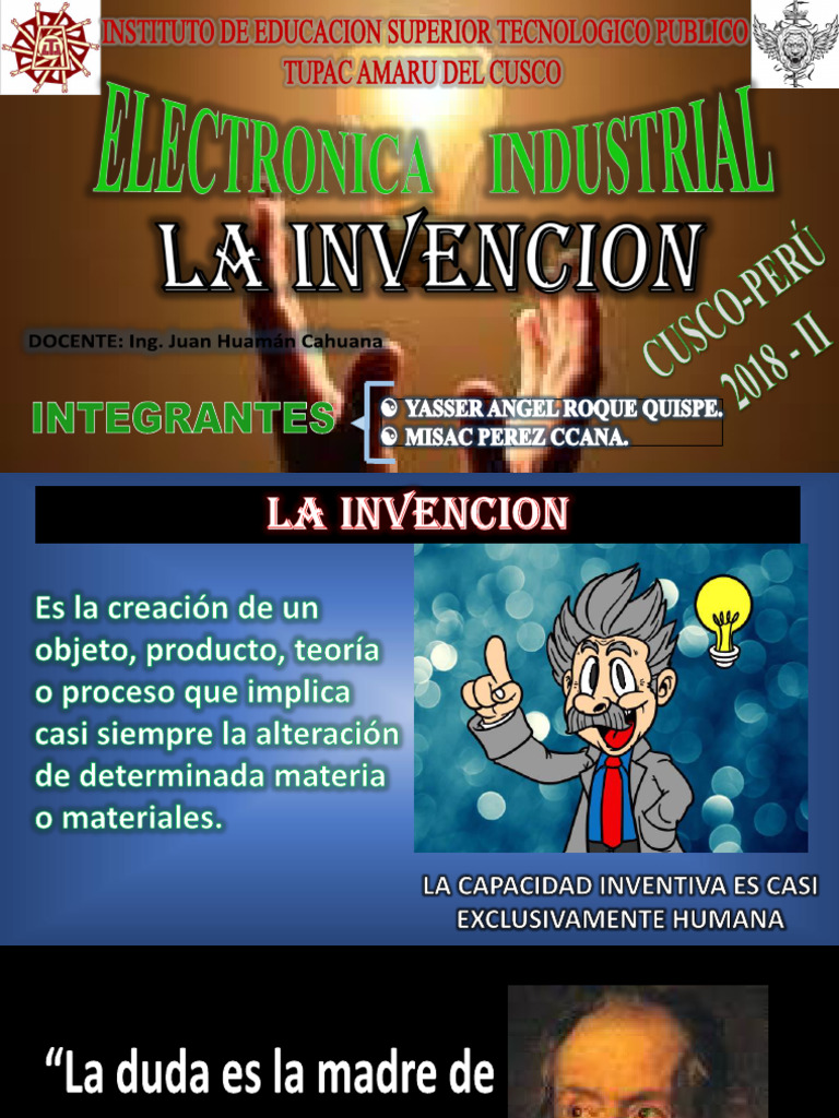 La Invencion Diapositivas | PDF