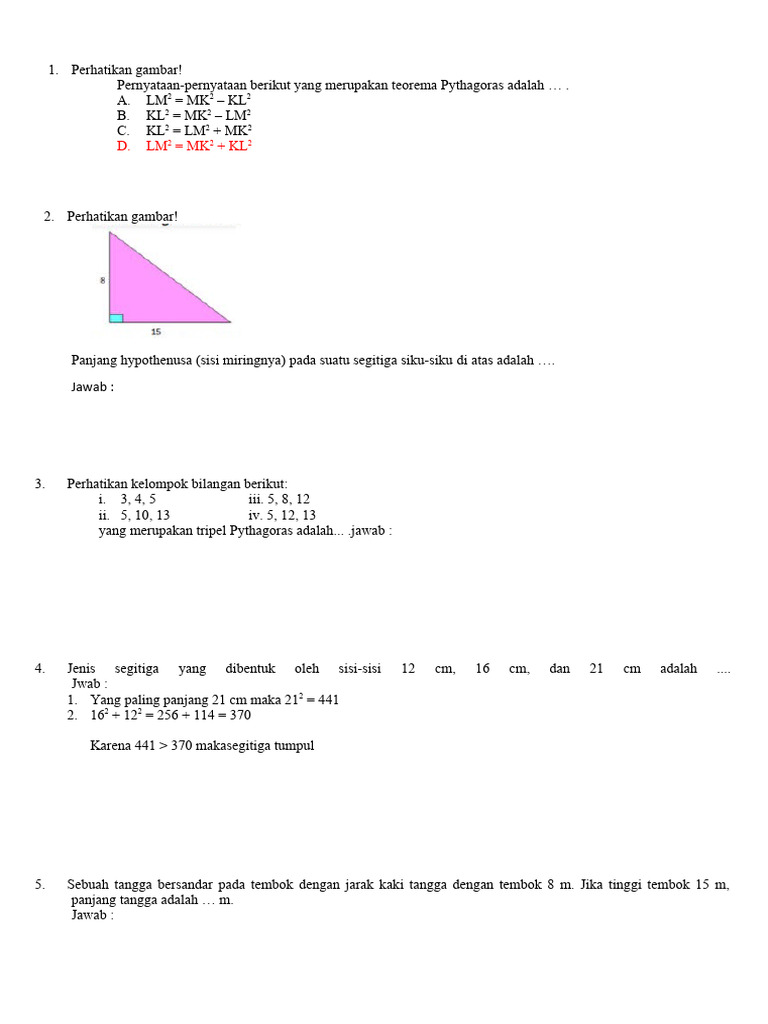 Latihan Pat 2 Kelas 8 Pdf