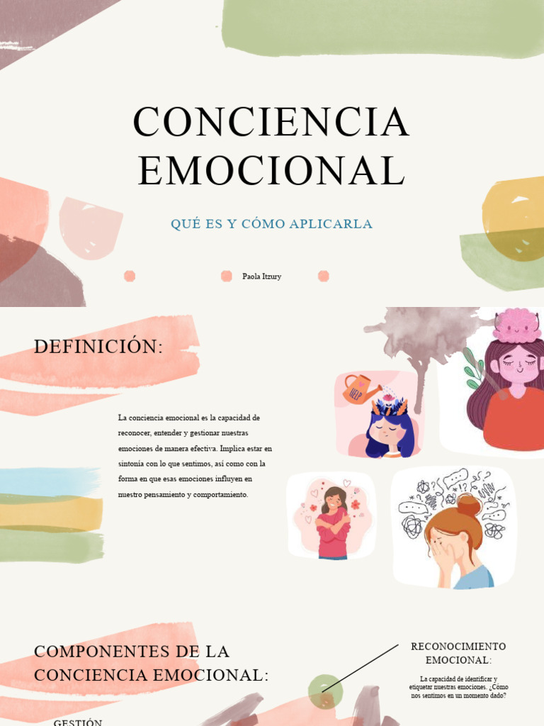 Conciencia Emocional | PDF | Las emociones | Empatía