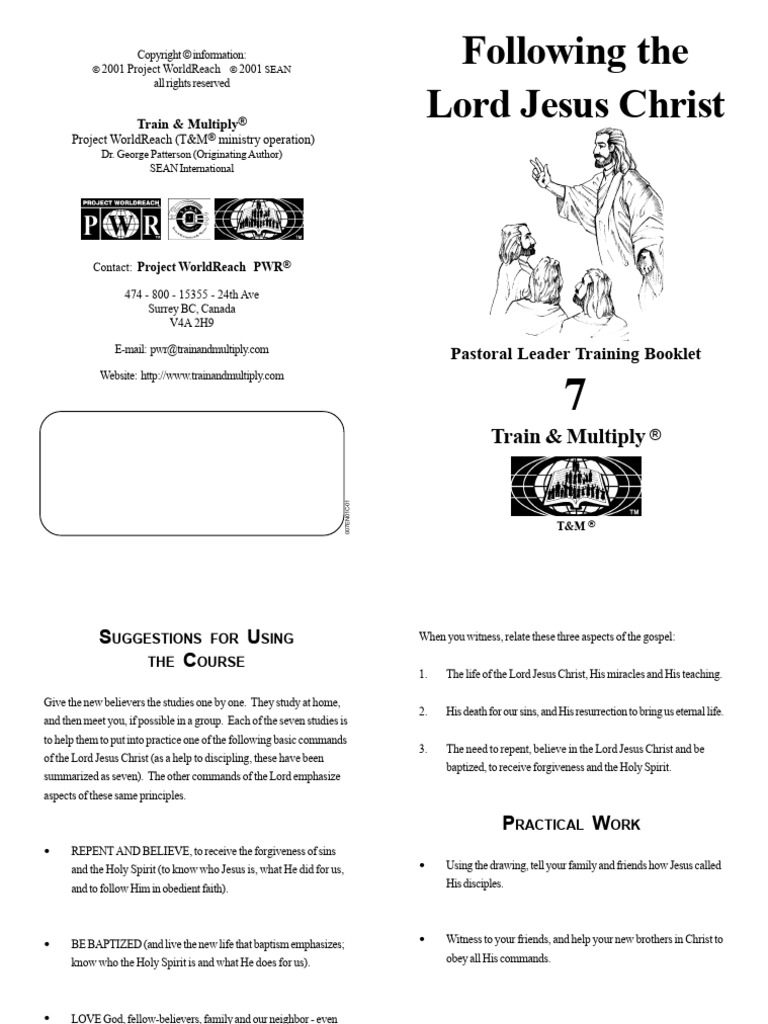 007 - Following Jesus Christ | PDF | Jesus | Baptism