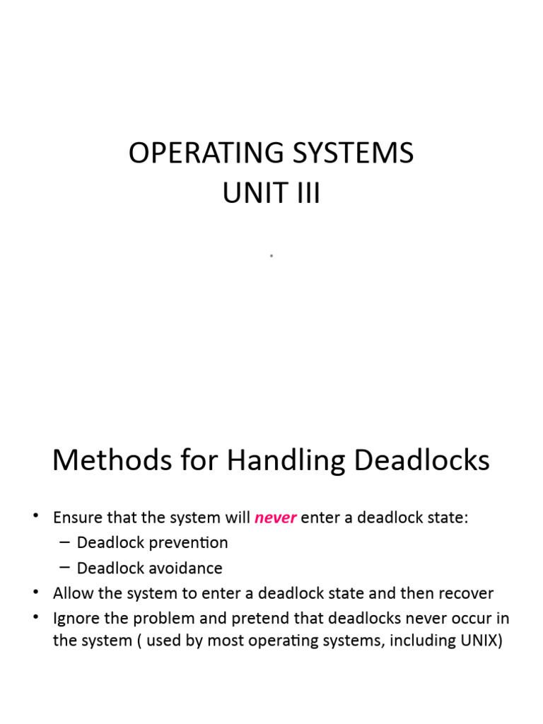 OS PPT 3-2 | Download Free PDF | Process (Computing) | Software Engineering