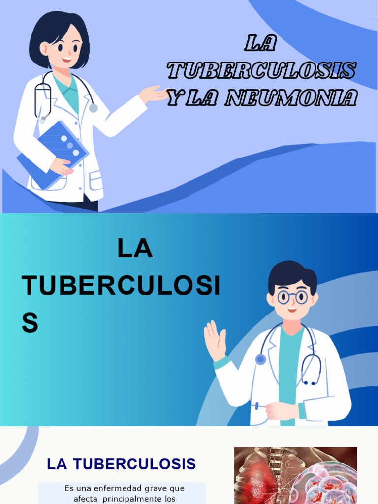 Presentacion Tuberculosis y Neumonia | PDF | Neumonía | Tuberculosis