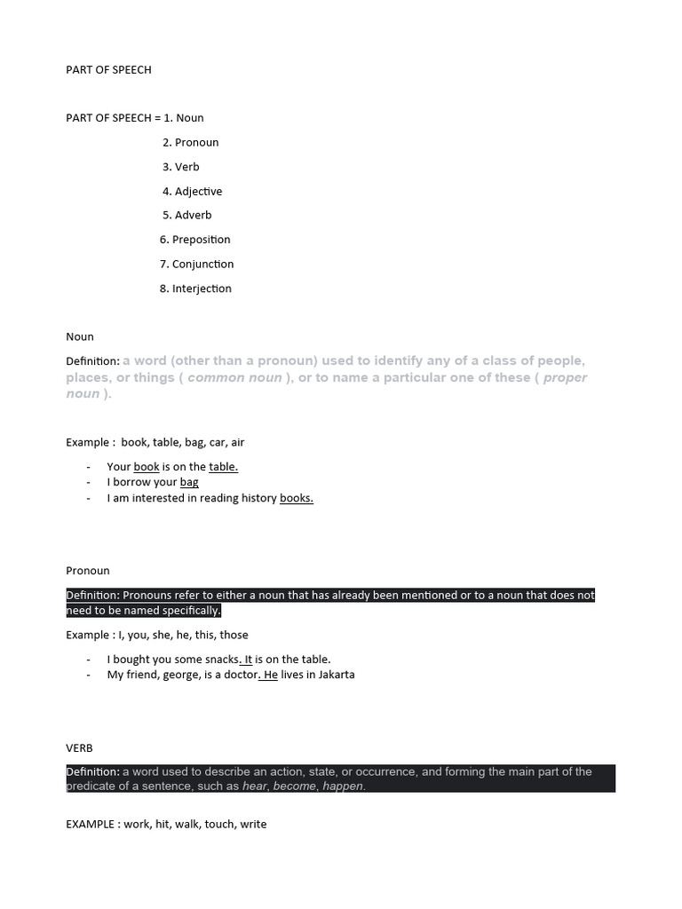 Part of Speech | PDF | Part Of Speech | Adverb