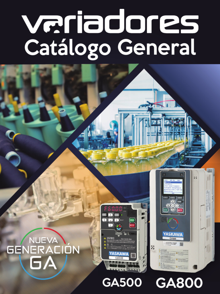 Variadores Yaskawa: GA800 y GA500 | PDF | USB | Diodo emisor de luz