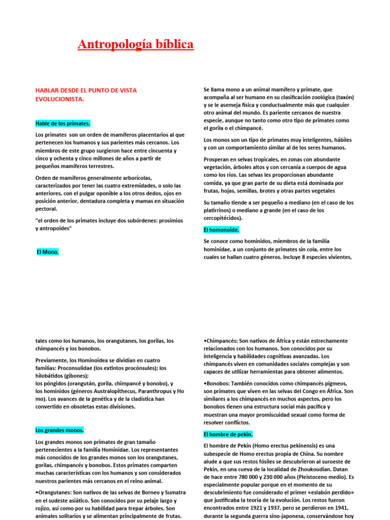 ANTRO | PDF | neanderthal | Homo