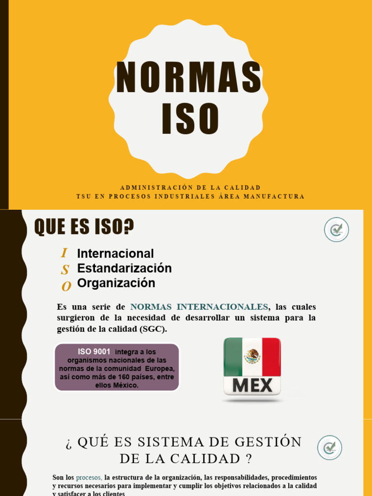 Tema 3 - U1 - Normas Iso | PDF | Calidad (comercial) | Gestión de la ...