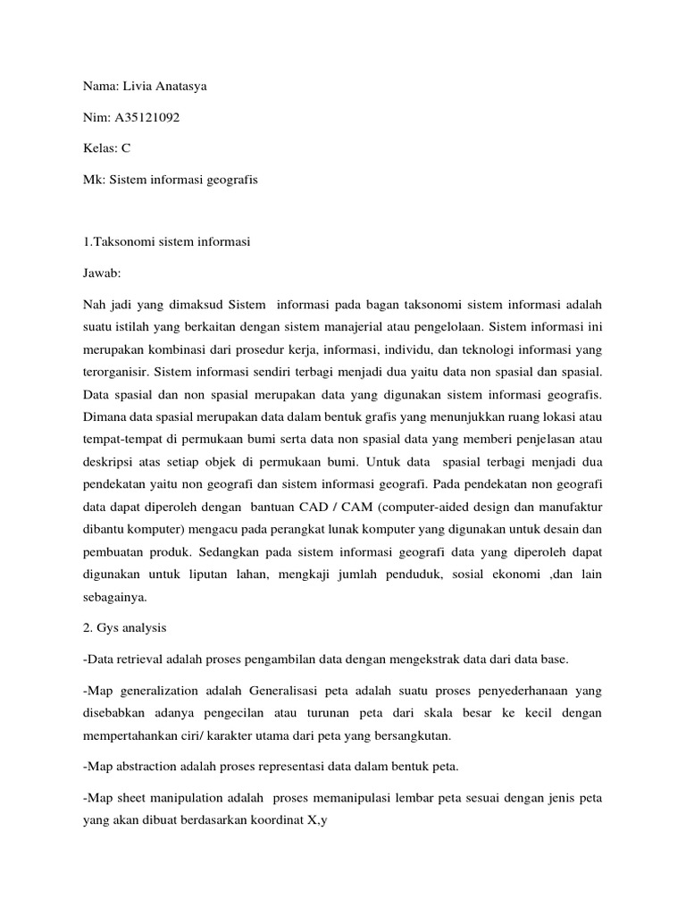 Livia Anatasya092C - Tugas 2 SIG | PDF