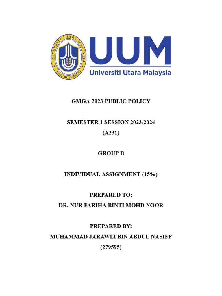 Individual Assignment Pdf Integrity Bureaucracy 