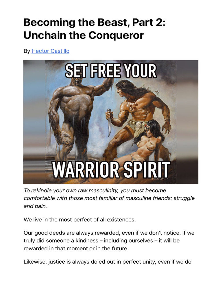 Becoming The Beast, Part 2 Unchain The Conqueror | PDF | Heavy Metal ...