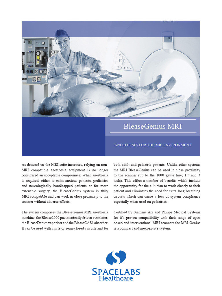 BleaseGenius MRI | PDF | Anesthesia | Magnetic Resonance Imaging