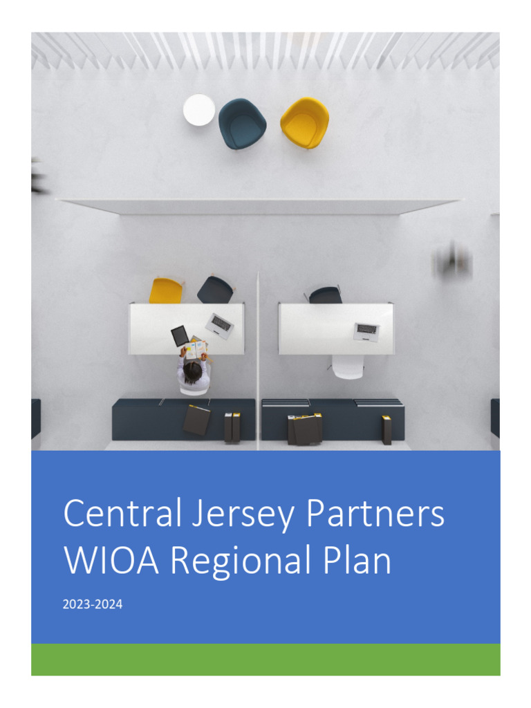 Wioa 2023 Central Jersey Partnership Regional Plan | PDF | Workforce ...