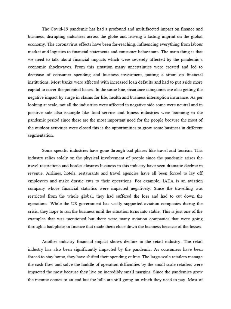 Individual Assignment 3 | PDF | Health Care | Retail