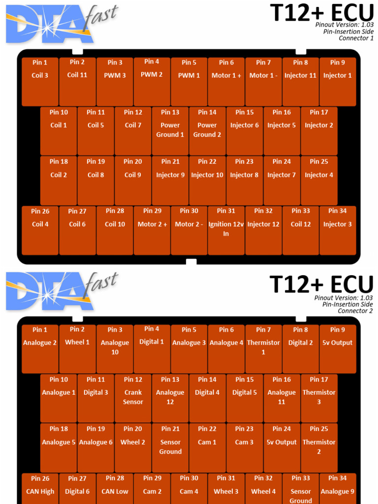 T12+ Wiring-Diagram | PDF | Throttle | Ignition System
