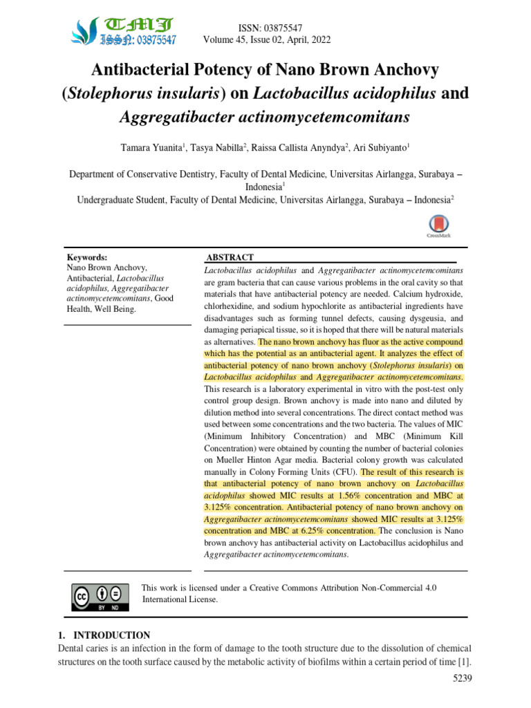 Aggregatibacter Actinomycetemcomitans | PDF | Health Sciences ...