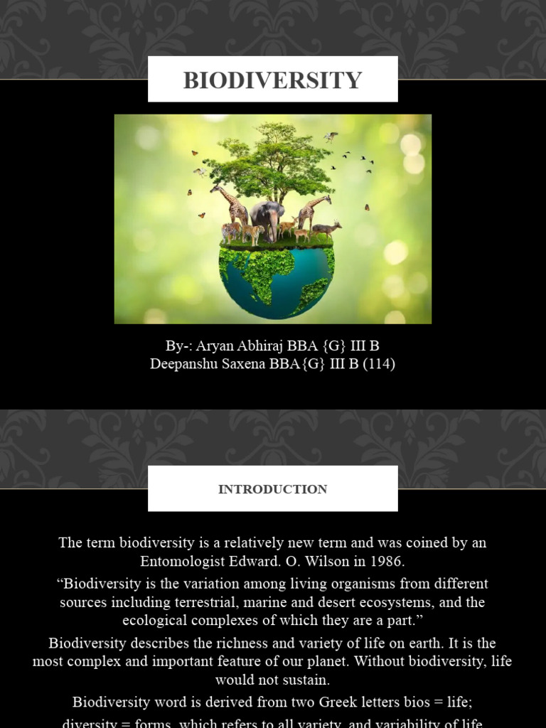 Biodiversity | PDF | Biodiversity | Conservation Biology Biodiversity | PDF | Biodiversity | Conservation Biology