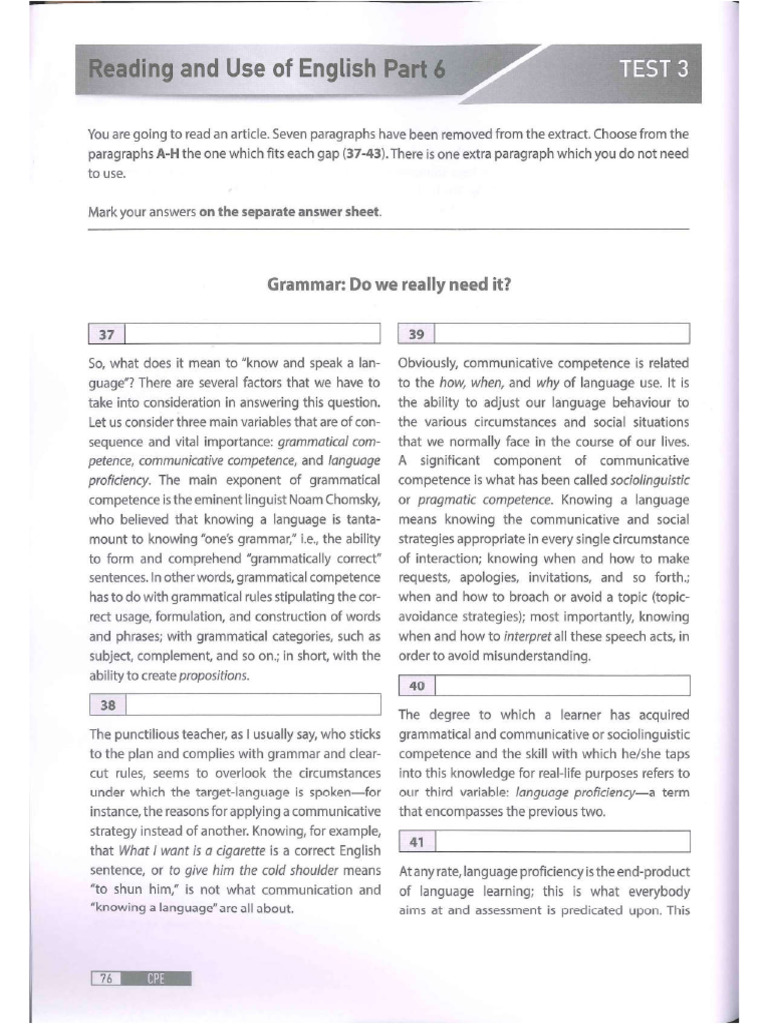 Grammar Do We Really Need It | PDF
