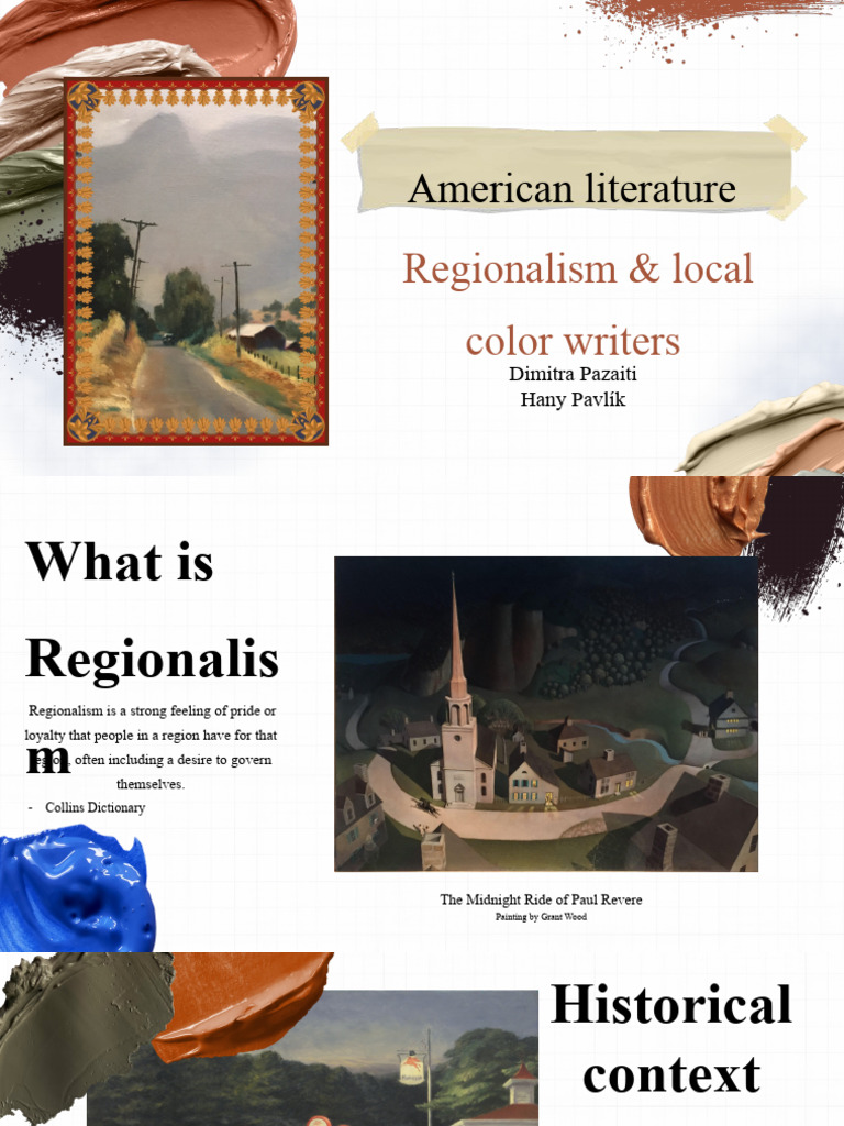 Regionalism & Local Color Writers | PDF | General Fiction