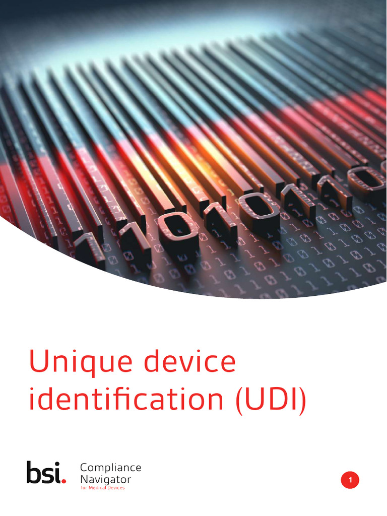 Unique Device Identification (UDI) | PDF | Medical Device