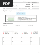 Expanding Two Brackets Practice | PDF | Area | Elementary Mathematics