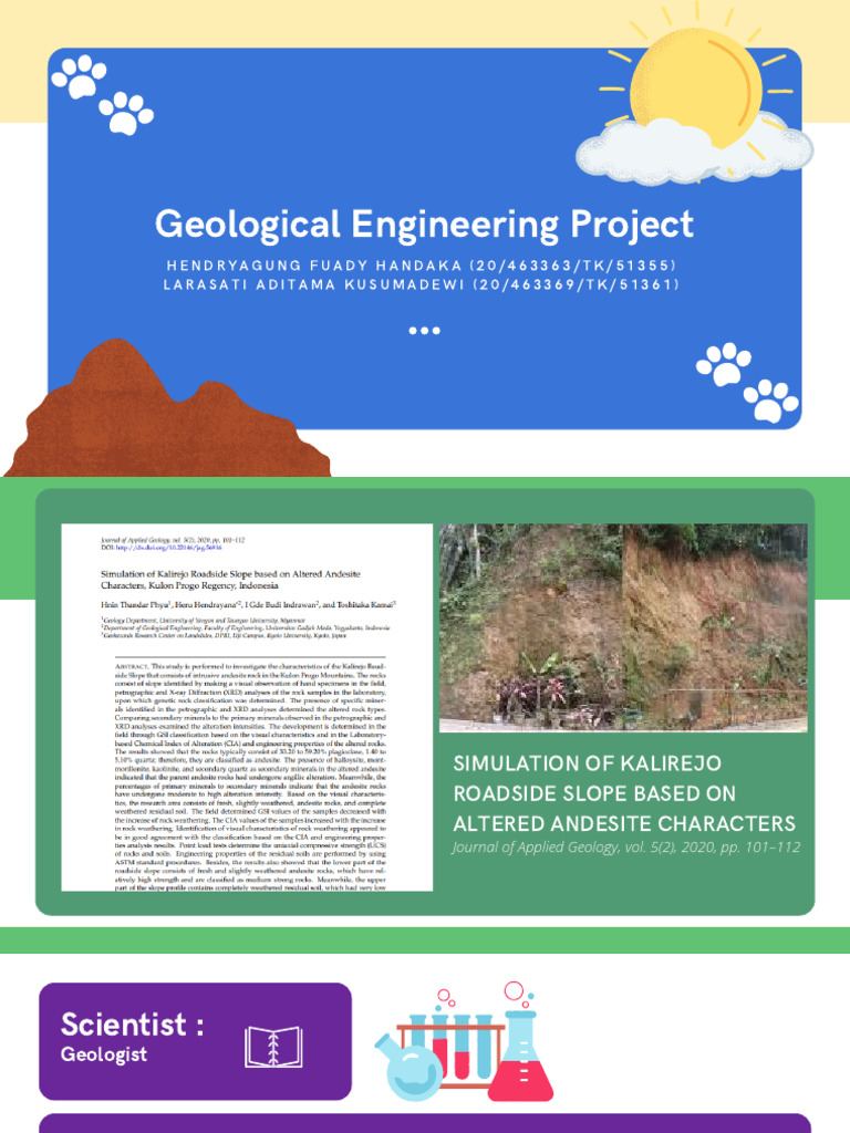 Geological Engineering Project | PDF | Ilmu Sosial | Teknologi & Rekayasa
