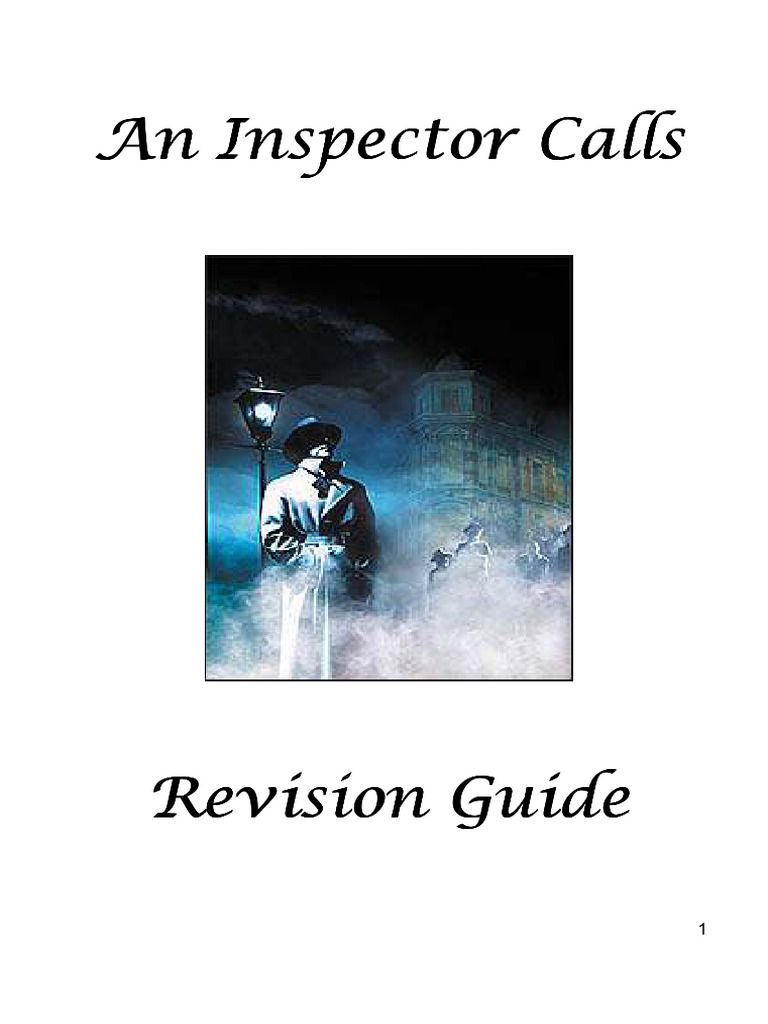 An Inspector Calls Revision Guide | PDF