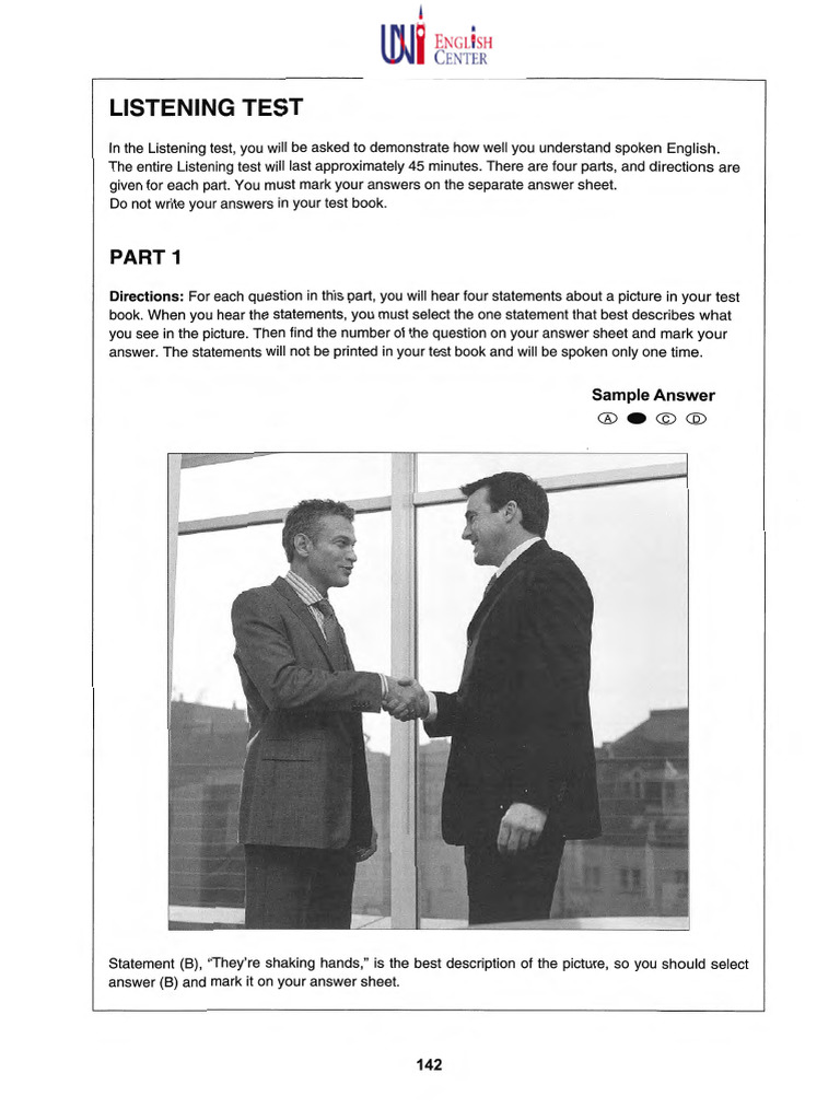 Middle TOEIC Test 650+ LC - UNI | PDF | Books