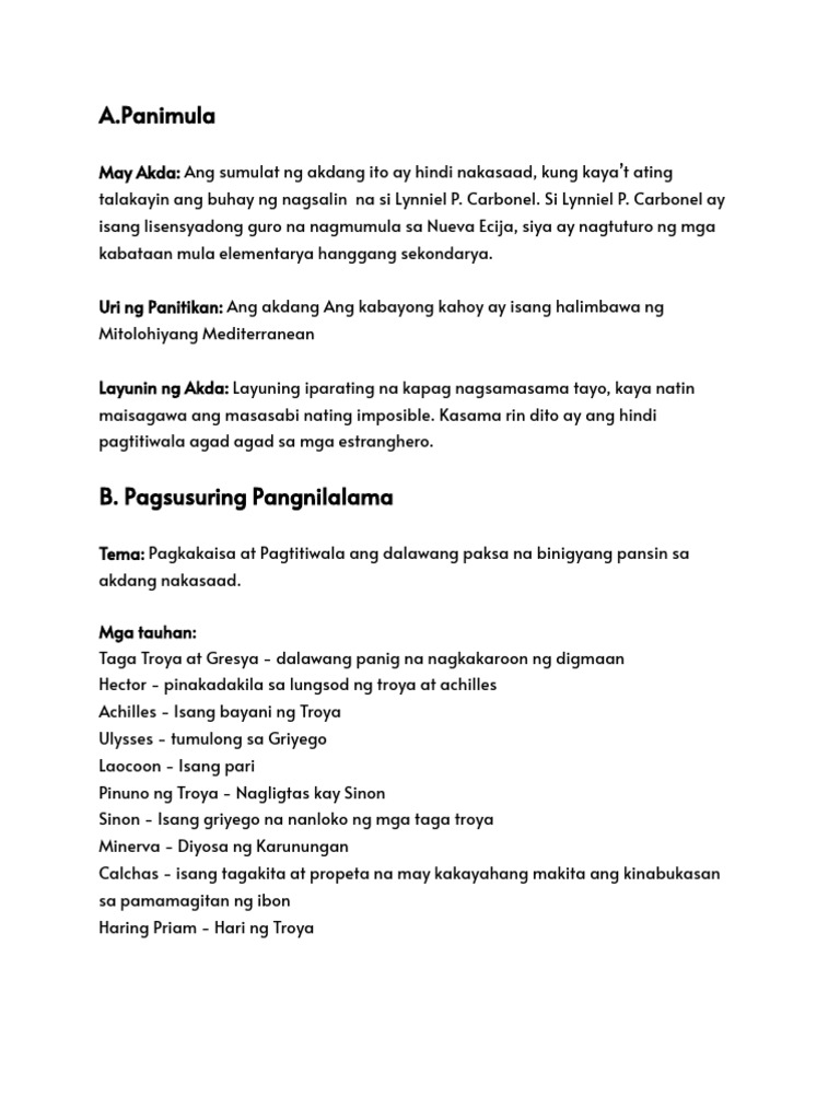 Ang Kabayong Kahoy | PDF