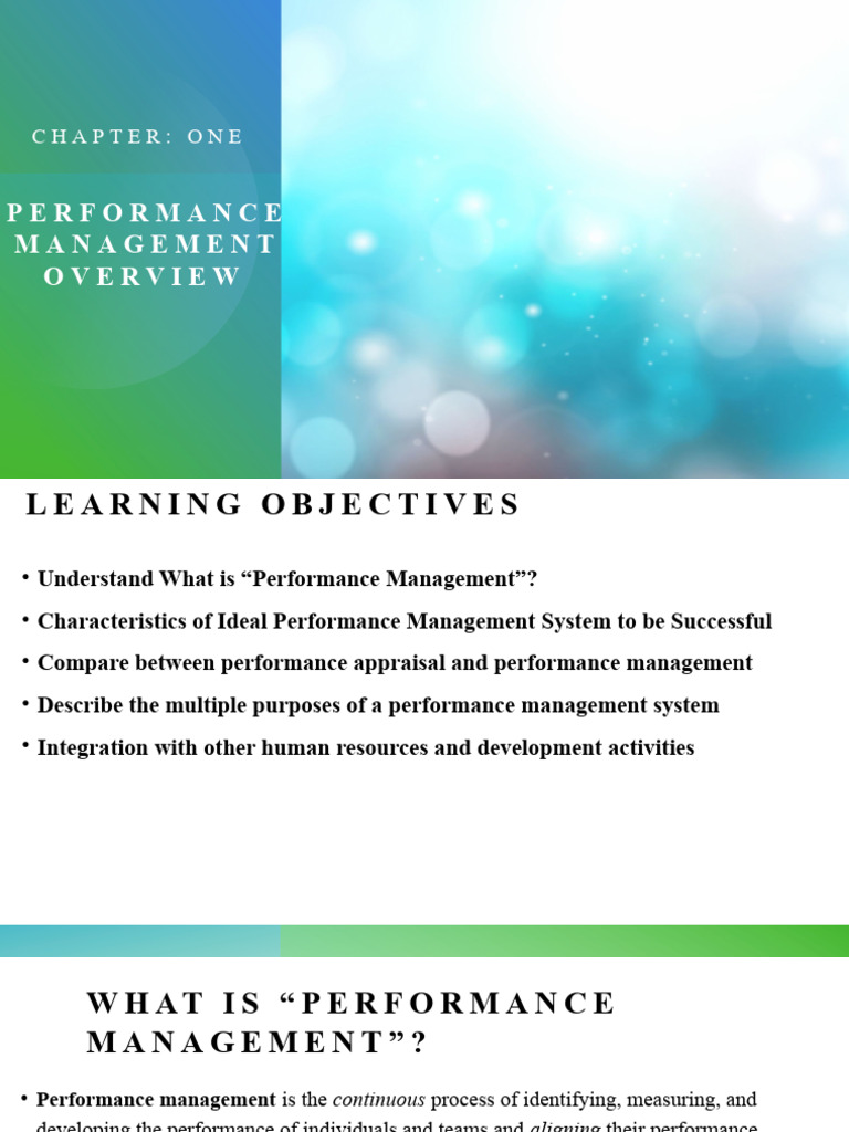 Chapter 1 Performance Management and Reward Systems in Context | PDF | Performance Appraisal ...