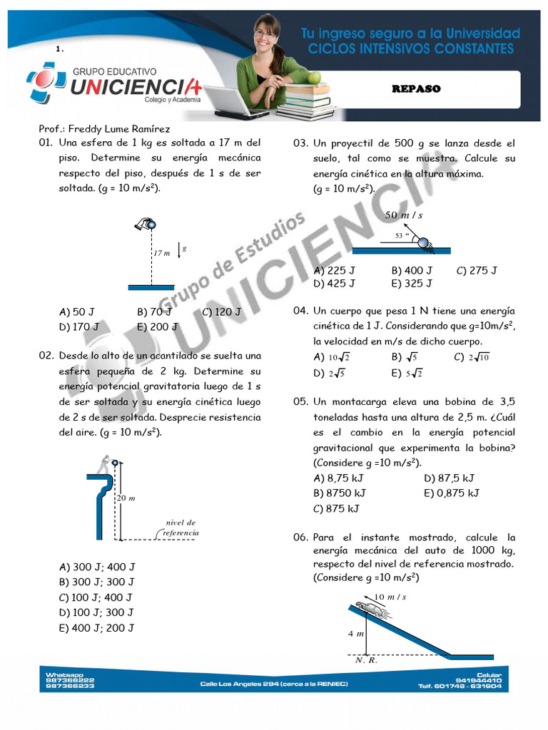Repaso | PDF | Cantidades fisicas | Cantidad