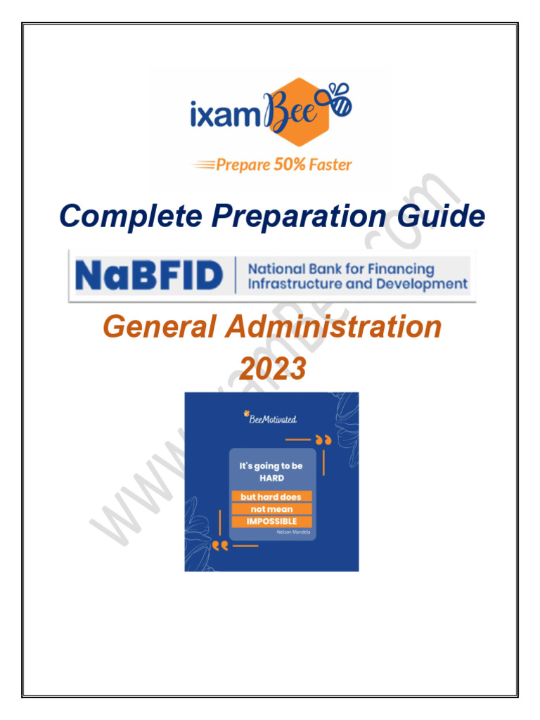 NABFID General Administration Complete Guide | PDF | English Language ...