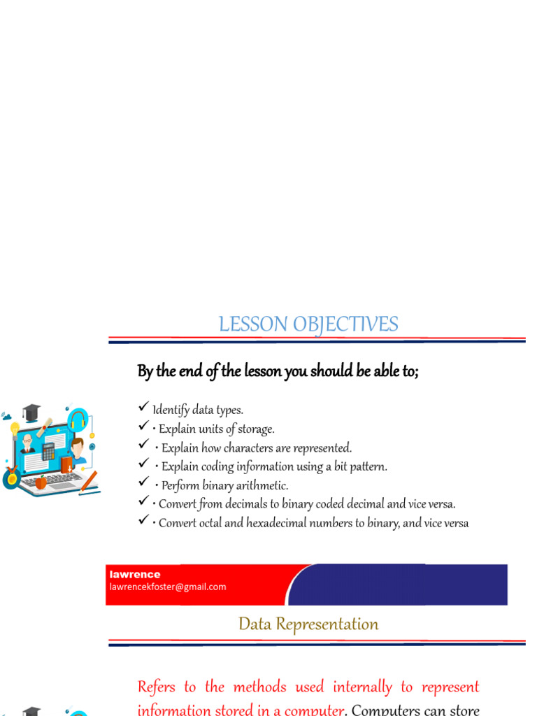 Data Representation | PDF | Byte | Data Type