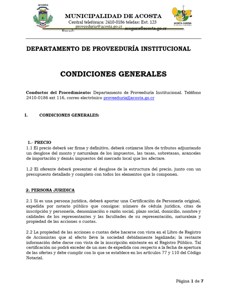 Condiciones Generales | PDF | Outsourcing | Seguro