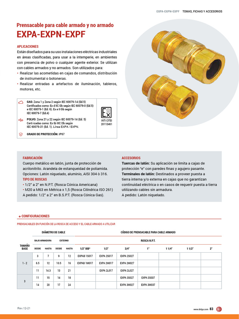 EXPA-EXPN-EXPF Rev.12-21 | PDF | Arandela (Hardware) | Tuerca (Hardware)