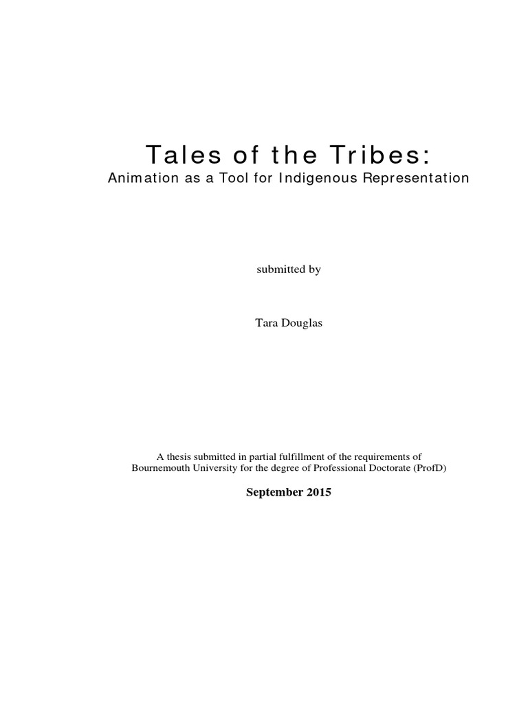 Animation As A Tool For Indigenous Representation | PDF | Storytelling