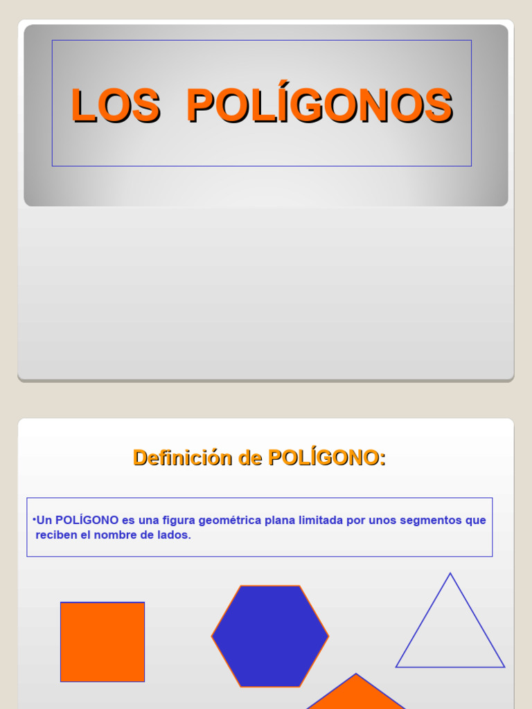 Los Poligonos | PDF | Triángulo | Geometría euclidiana