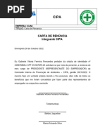 Modelo de CAT para Comunicação de Acidente | PDF | Bem-estar | Médico