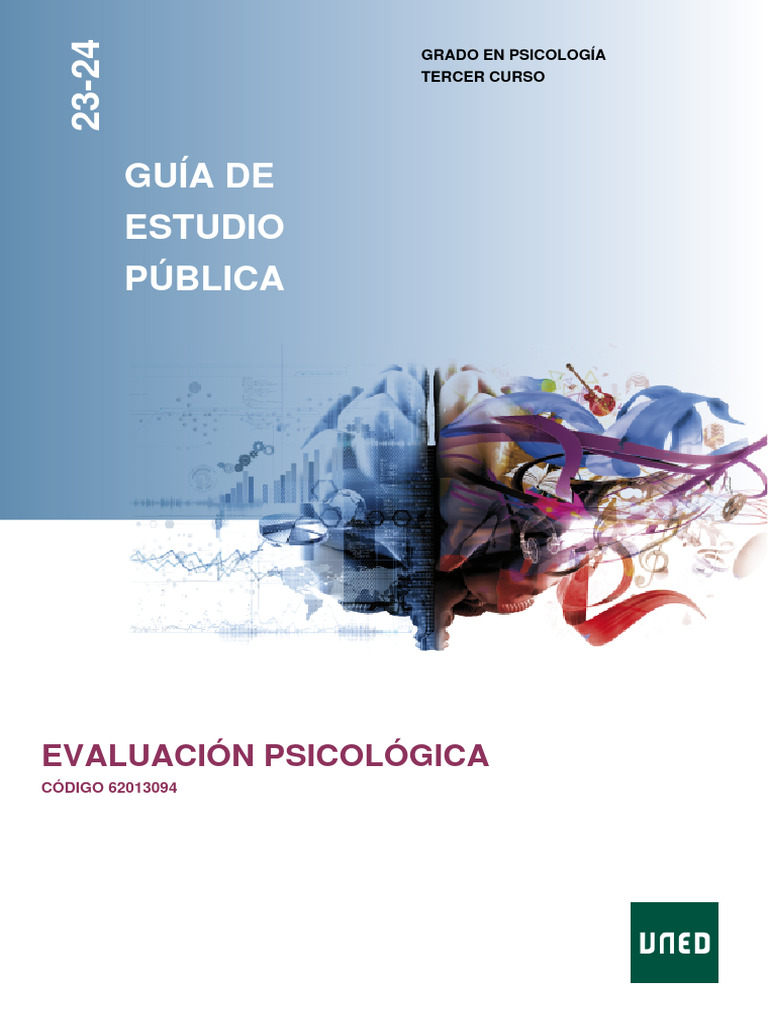 Guía Evaluación Psicológica 2024 | PDF | Evaluación | Sicología