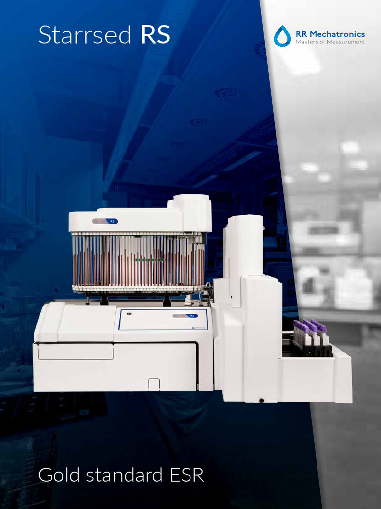 Starrsed RS: Automated ESR Testing Solution | PDF | Clinical Medicine ...