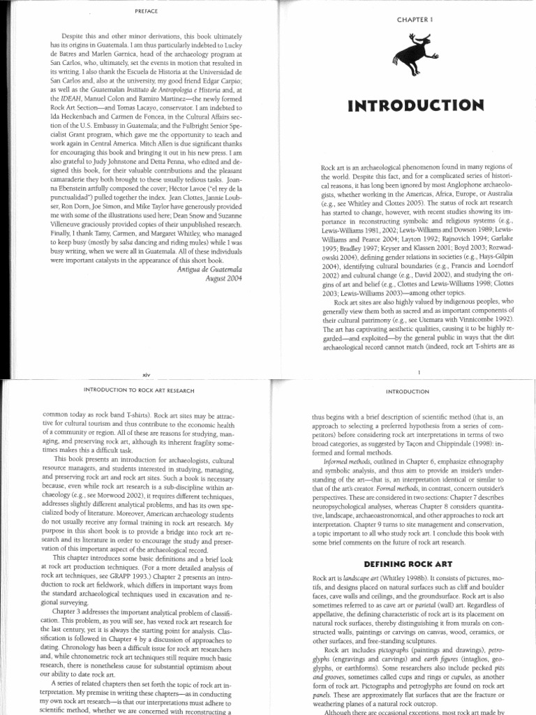 Whitley. Introduction To Rock Art Research | PDF