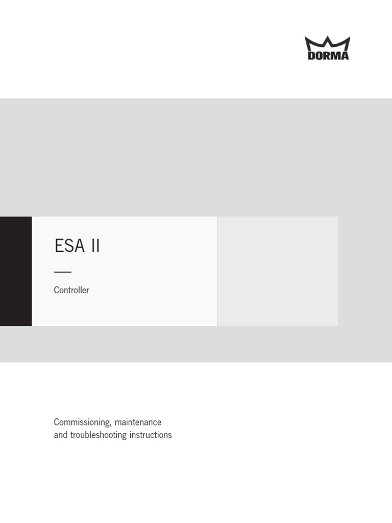 ESA II Detallado | PDF | Door | Electric Motor