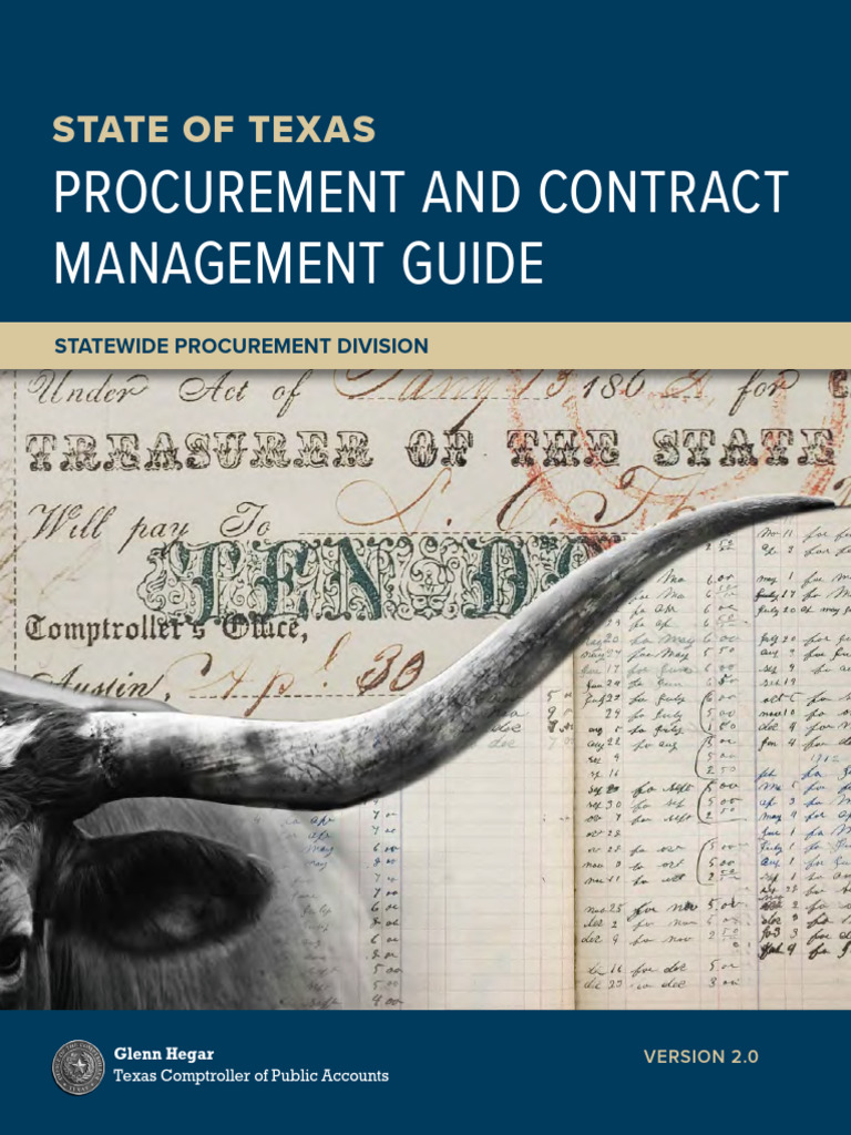 Procurement and Contract Management Guide: State of Texas | PDF ...